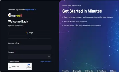 createWebAI - View results and download the website source code to your ...